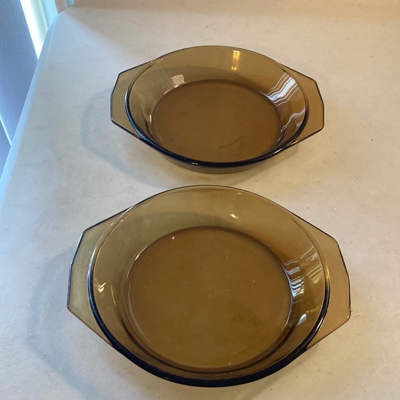 arcopal france | Kitchen | Arcopal France Set Of 2 Brown Amber ...
